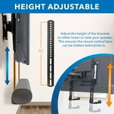 Mount-It! Universal Soundbar Mount Brackets for TV VESA and Wall ...