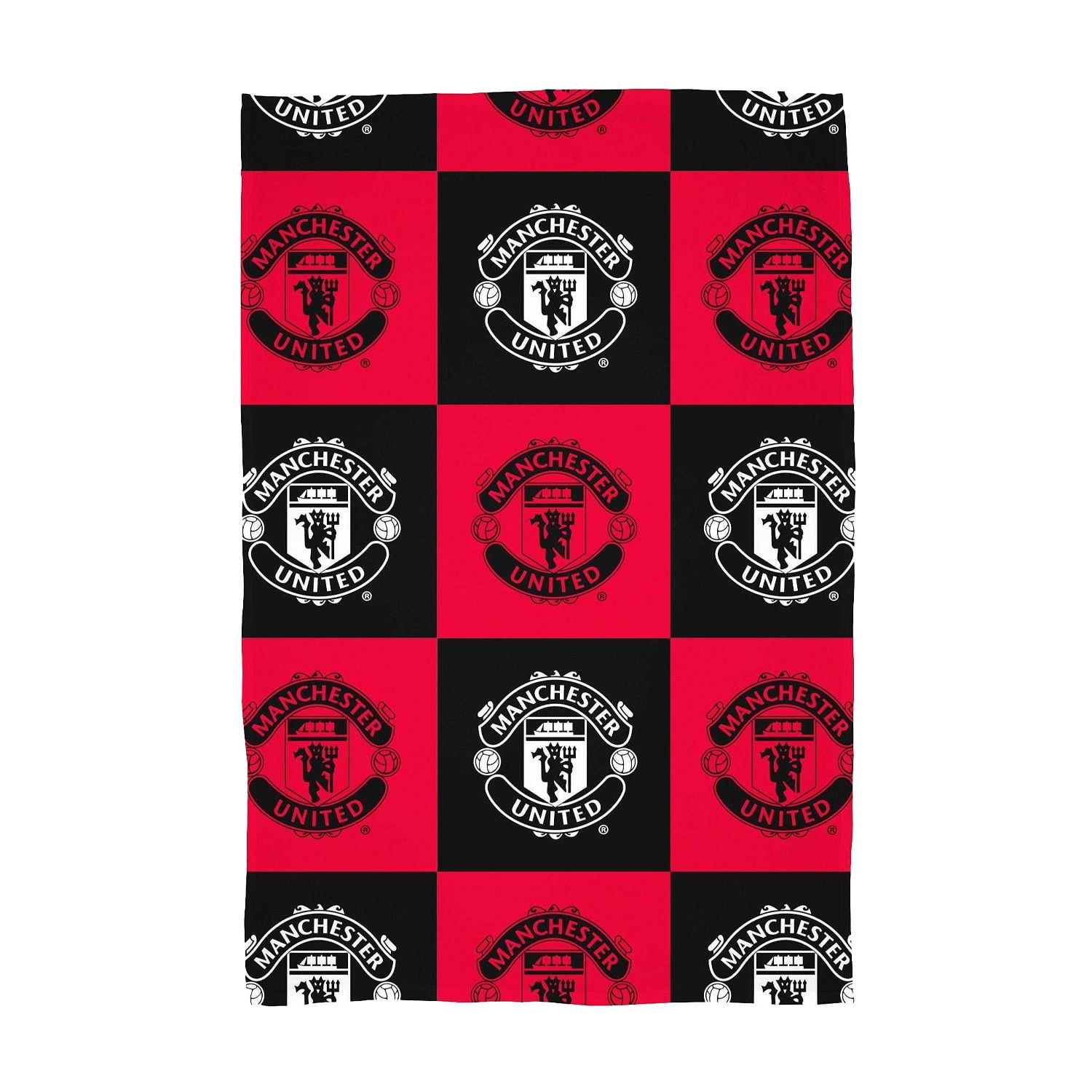 Click here for Manchester United Fc Fleece Checkered Blanket 150c... prices