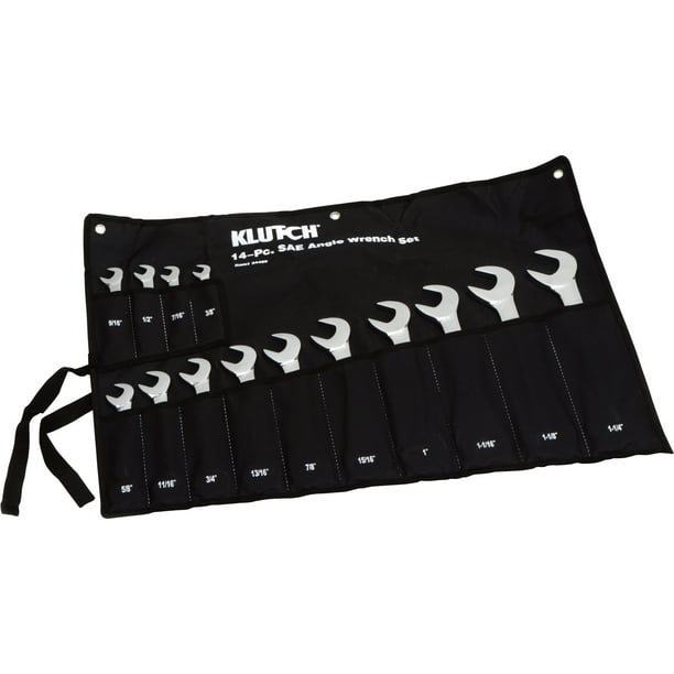 Klutch SAE Angle Wrench Set - 14-Pc. - Walmart.com