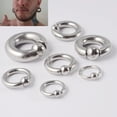 316L stainless steel BCR clip ball titanium steel clip ball nose ring ...