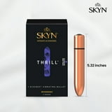 SKYN Thrill 3 Speed Vibrating Bullet Vibrator, 3 Speeds, Rose Gold ...