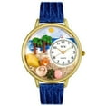 Palm Tree Watch in Gold (Large) - Walmart.com