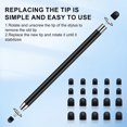 10Pack Stylus Pen,Stylus Pens for Touchscreen, 2-in-1High Precision and ...
