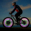 Moclever 32LEDs Cycling Lights 0.13lbs Rainbow Wheel Tire Flash Lamp ...