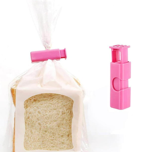 10Pcs Food Bag Clips Bag Cinch Squeeze Clips Plastic Button Sealing ...