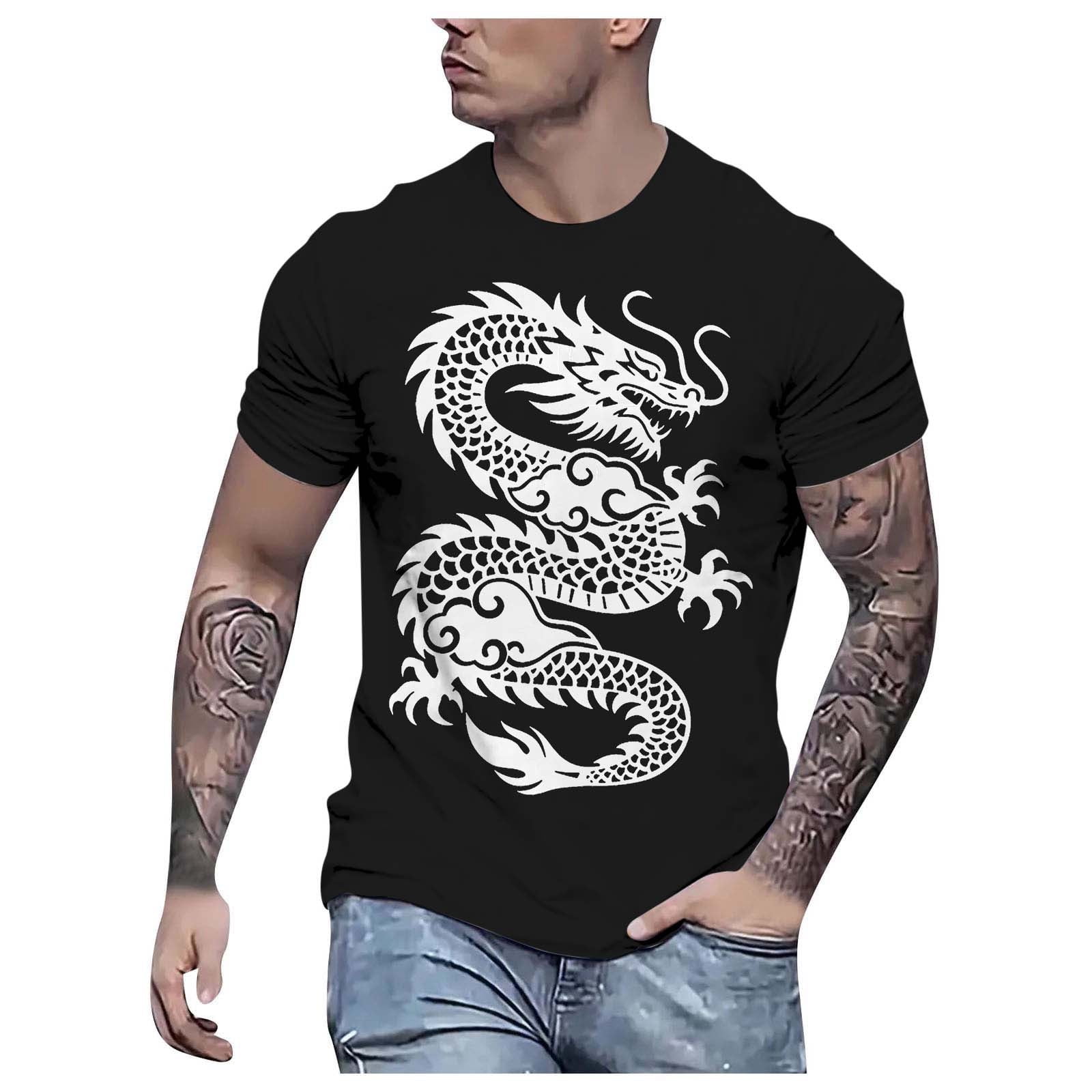 Click here for Luogenli Male T-Shirts For Mens Mens Summer Chines... prices