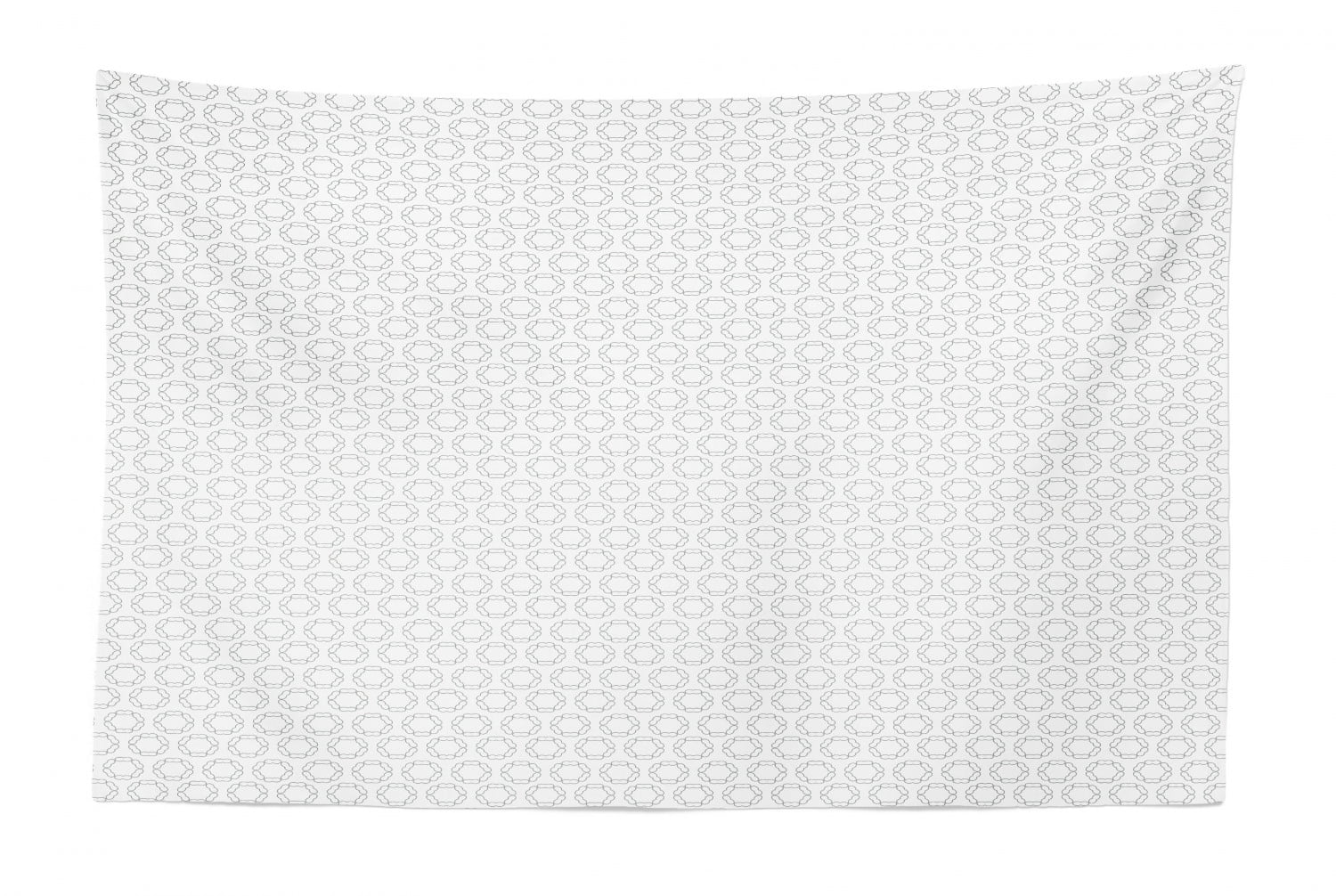 Minimalist Tapestry, Rhythmic Geometric Curved Squares Motifs ...