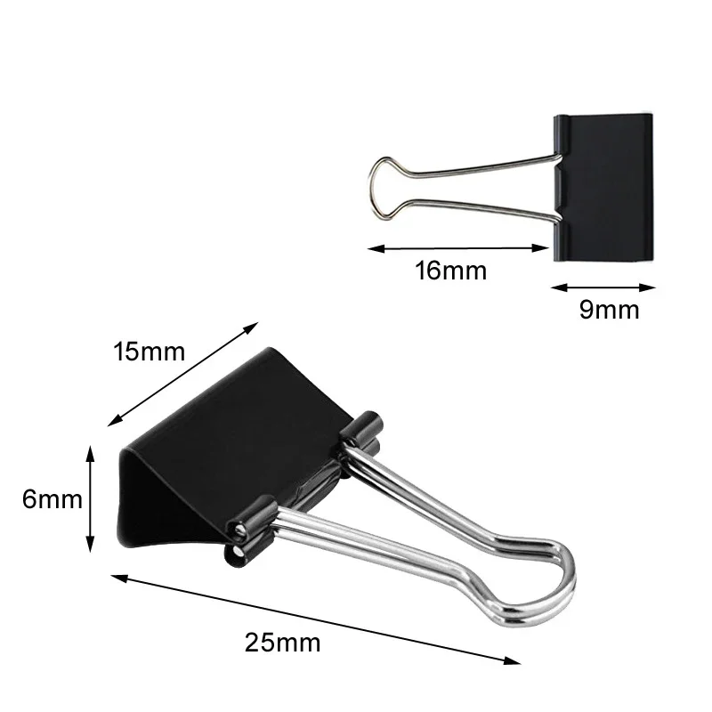 Juego de Clips de Metal para encuadernación, Clips de papel fotográfico ...