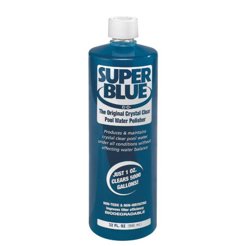 Robarb Swimming Pool Specialties Super Blue Water Clarifier 1 Quart (3 ...