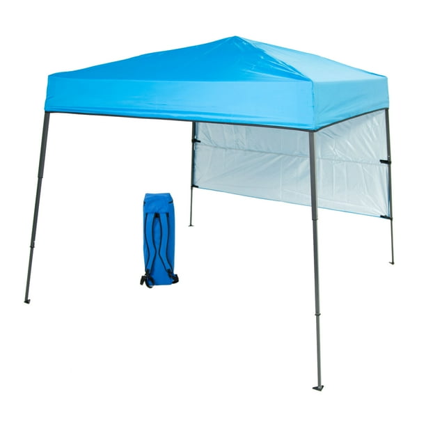 NorWestOutdoor 6' x 6' Backpack Canopy- Blue - Walmart.com