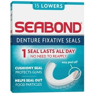 Sea Bond Secure Denture Adhesive Seals, For an All Day Strong Hold, 30 ...