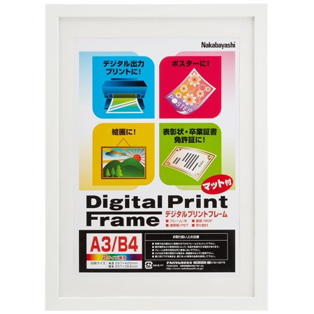 NAKABAYASHI Photo Frame F-DPW-A3-W White A3 size / B4 size | Walmart Canada