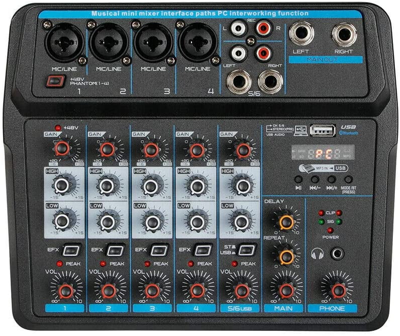 Sound Town Professional 12-Channel Audio Mixer with USB interface DSP ...