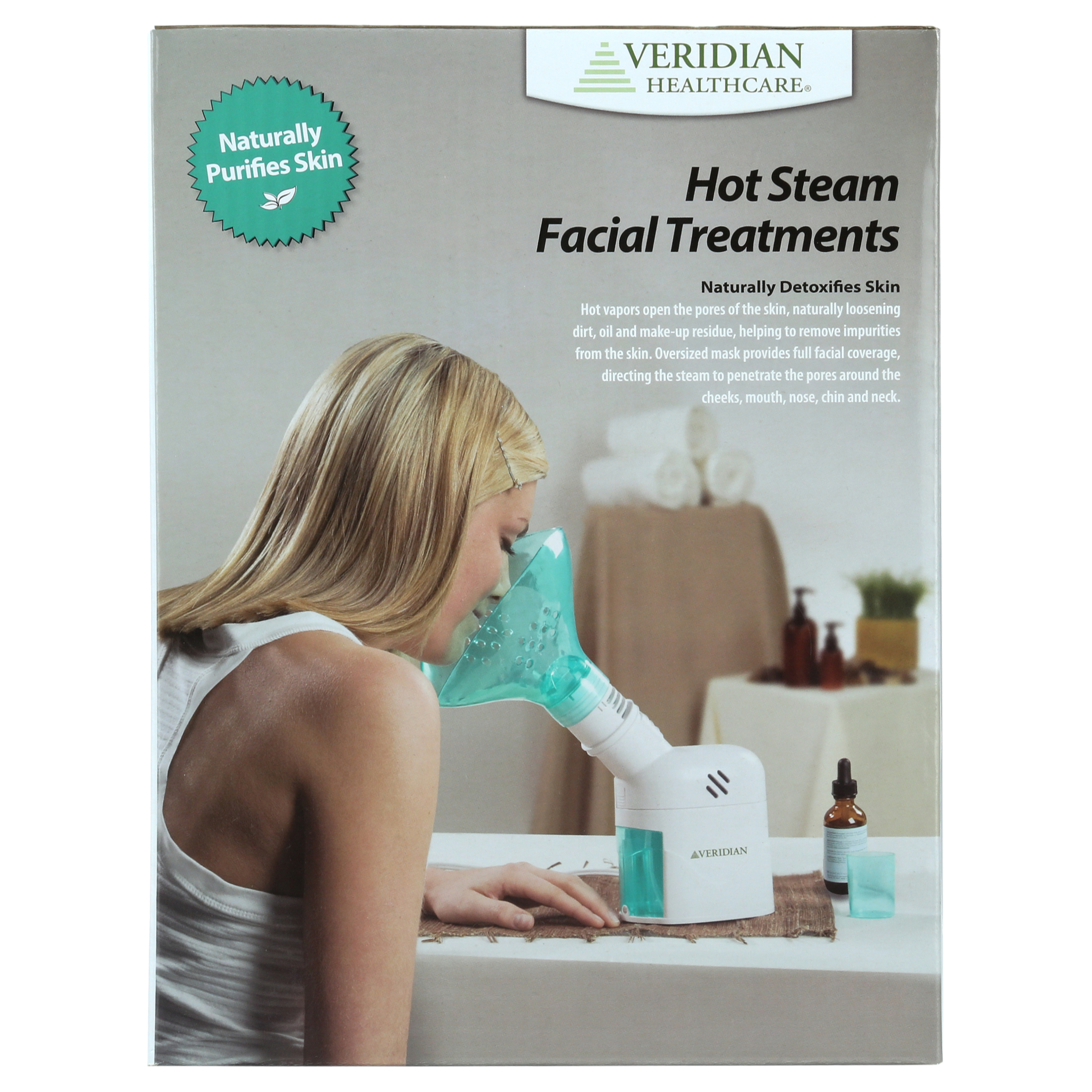 Buy Veridian Steam Inhaler Respiratory Vapor Therapy System Online at ...