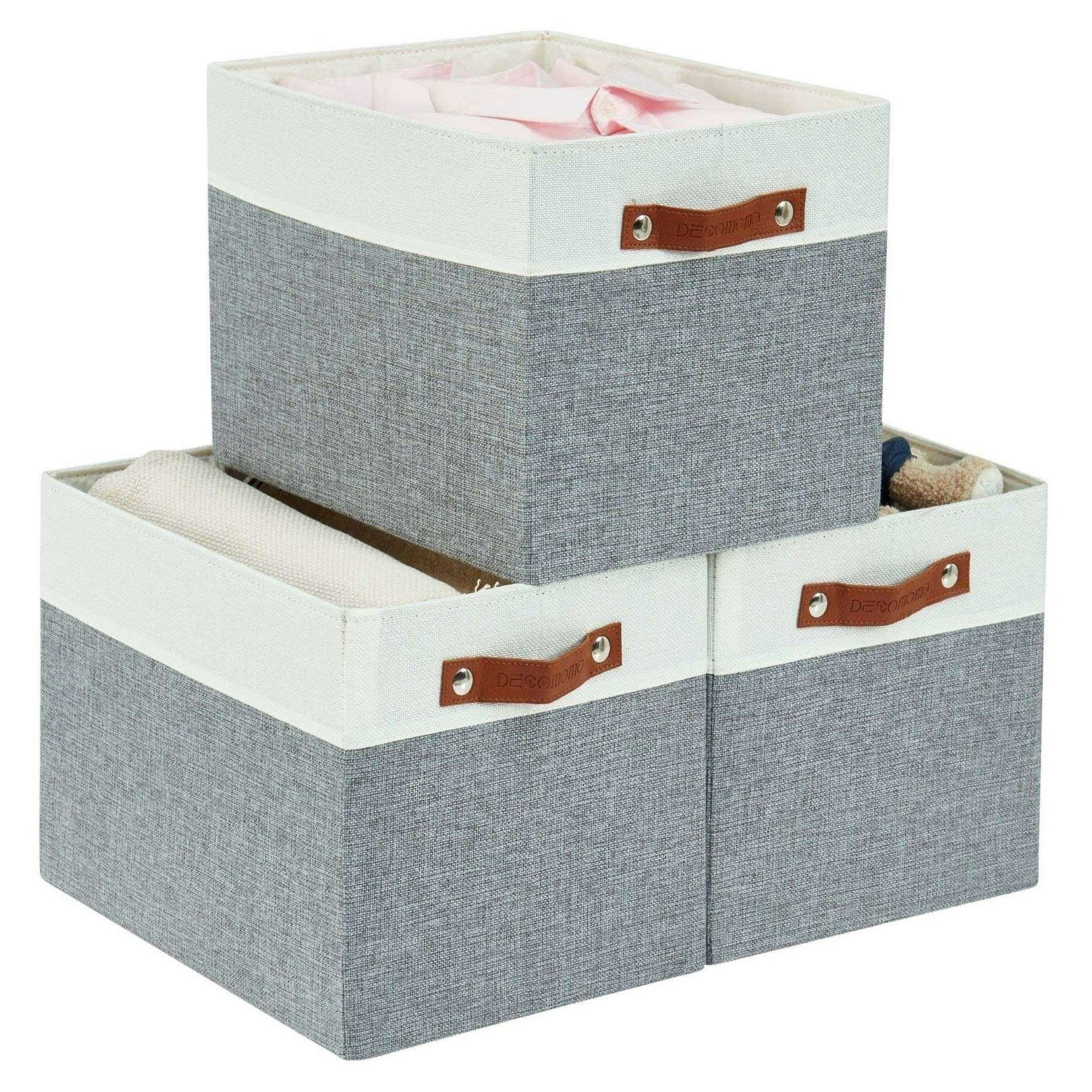 Click here for Decomomo Fabric Storage Baskets 13 X 15 X 13 Colla... prices
