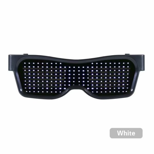 LED Glasses Glowing Magic Glasses USB Rechargeable APP Control Party ...