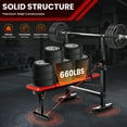 VIBESPARK Adjustable Weight Bench 600lbs 4-in-1 Foldable Workout Bench Set with Barbell Rack ...