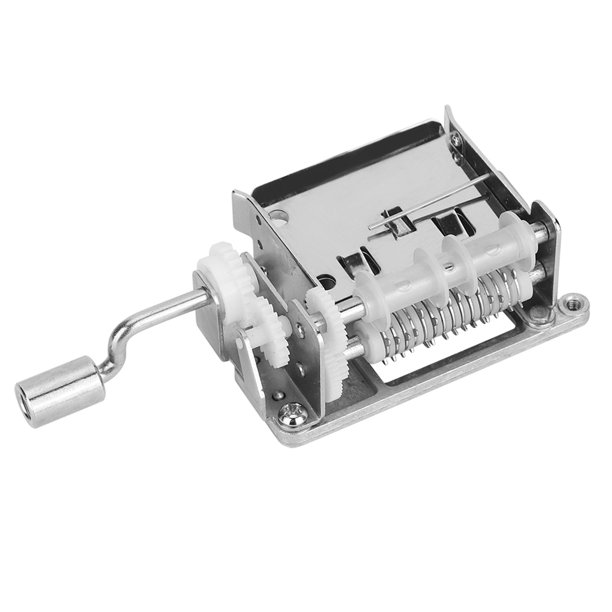Music Box Movementwith Hole Punch,15 Tone Music Box Hand Crank Movement ...