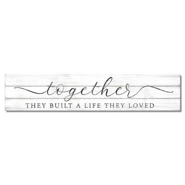 Highland Home "Sweet Home" Black & White Pine Pallet Wood Sign ...