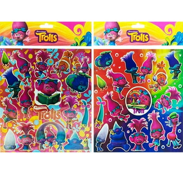 Trolls Sticker Sheets, 4ct - Walmart.com