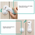 Cabinet Locks - Life Child Safety Locks 4 Pack - Baby Safety Cabinet ...