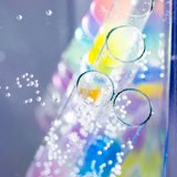 Uxcell Clear Rigid Tube Round Plastic Tubing with End Cap Water Pipe ...