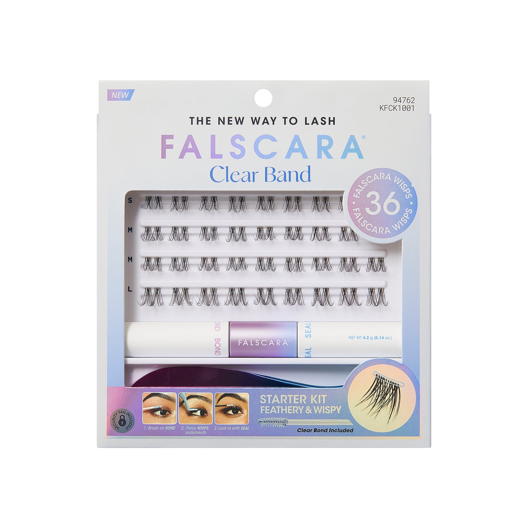 Click here for Kiss Falscara Eyelash - Starter Kit 01 Kit prices