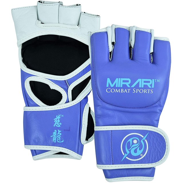 MIRARI MMA Gloves (Purple Wht, Large) - Walmart.com