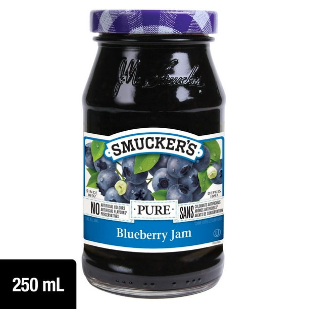 Smucker's Pure Blueberry Jam 250mL - Walmart.ca