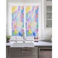 Blue Purple Oil Painting Window Privacy Film Abstarct Gradient Dark ...