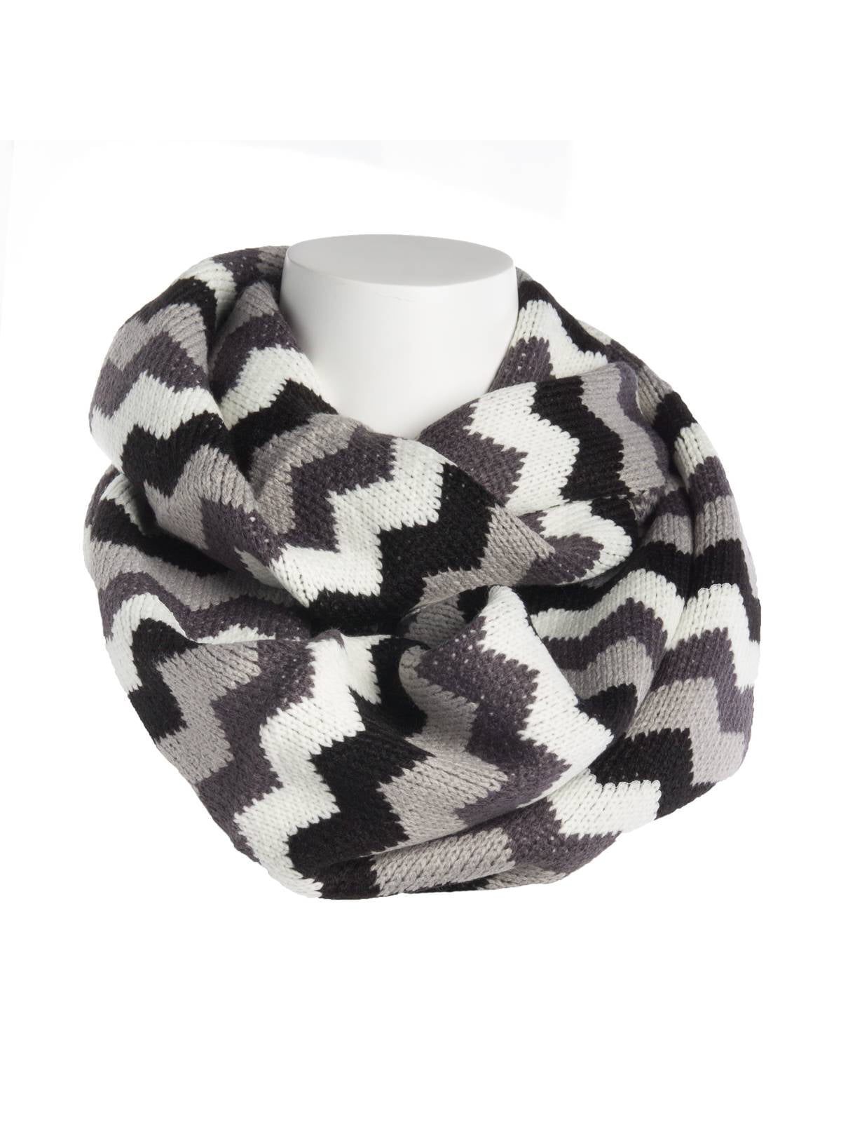 Tickled Pink Womens Oversized Spring Winter Fall Infinity Scarf, Zig ...