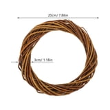Zcyifa wicker wreath Wicker Woven Wreath Diy Wreath Making Material Diy ...