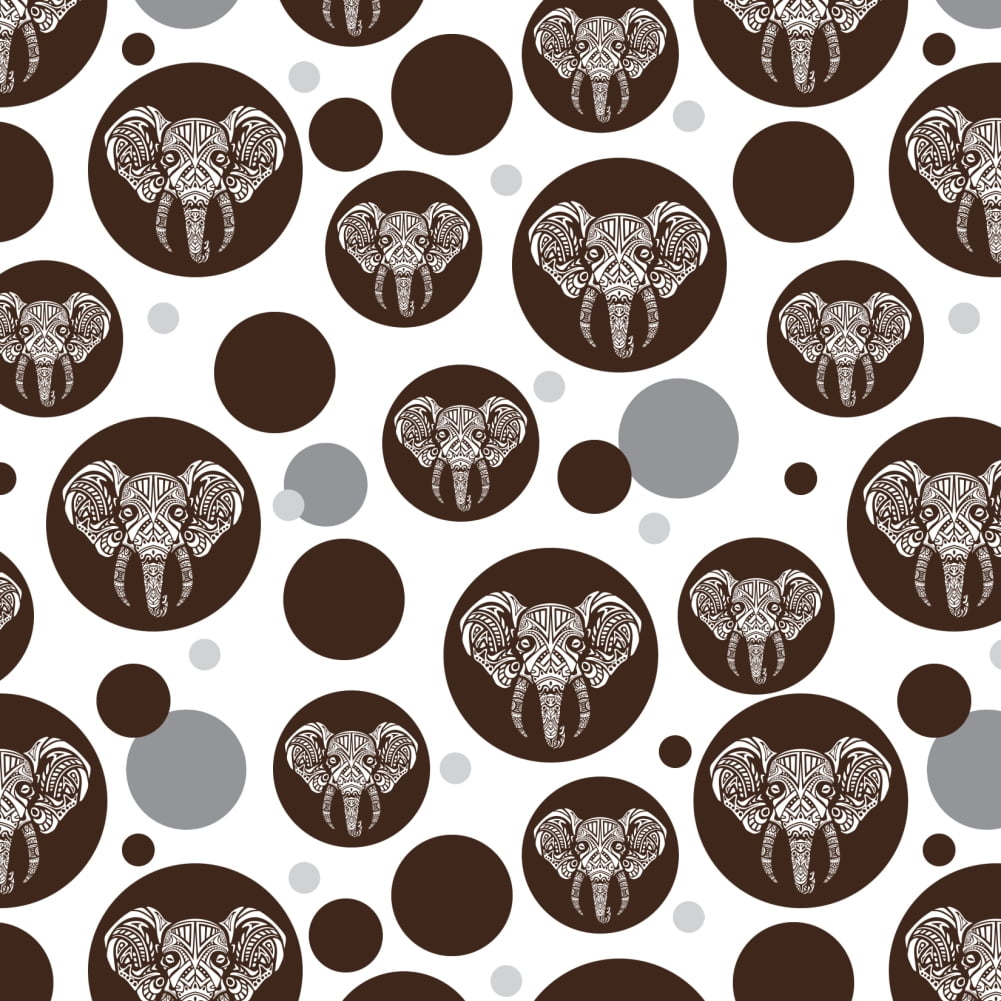 White African Elephant Tribal Premium Gift Wrap Wrapping Paper Roll ...