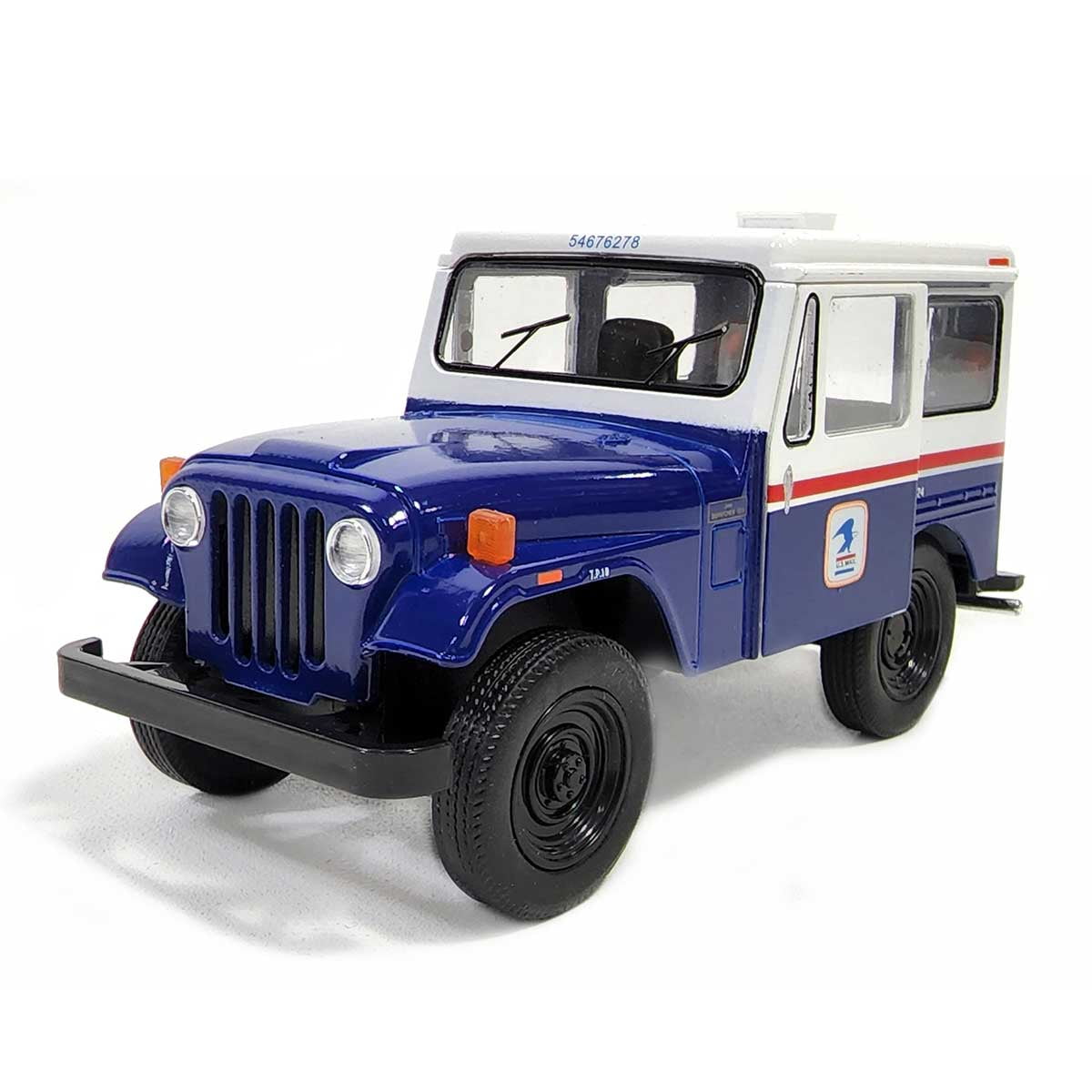 5" Die-cast: USPS Classic 1971 Jeep DJ-5B Blue Edition (Generic box ...
