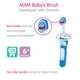 MAM Baby's Brush Toothbrush, 6+ Months, Girl, 2 Pack - Walmart.com