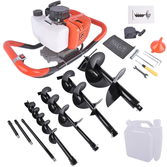 HART 40-Volt Powerful Brushless Auger: Soil Preparation & Post Digging ...
