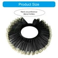 Elizabethan Chiffons Neckpiece Adjustable Ruffle False Collar with ...