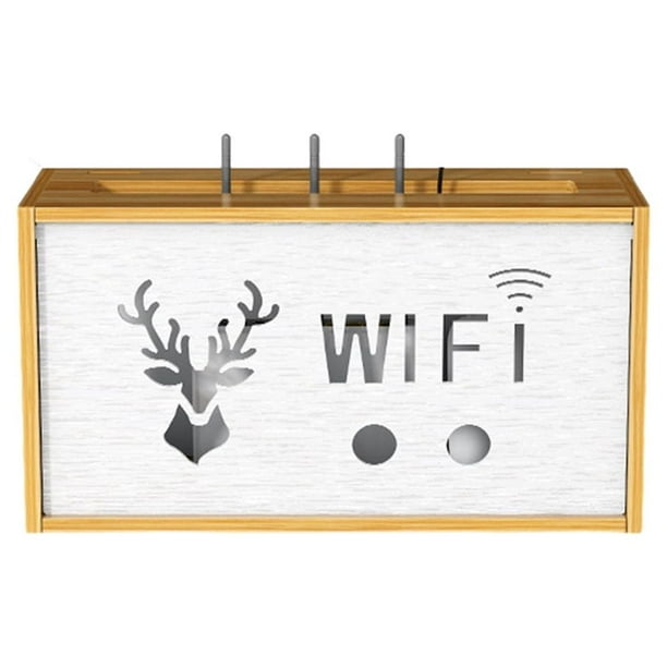 keepw Smart And Stylish Wall Mounting Wi-Fi Router Storage Boxes Easy ...