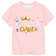 Baby Boy Tees Fashion Letter Round Neck Short Sleeved Boys Clothing ...