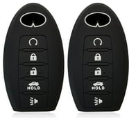 Dobrev Black 4 Buttons Silicone Case Protector Key Fob Smart Car Remote ...