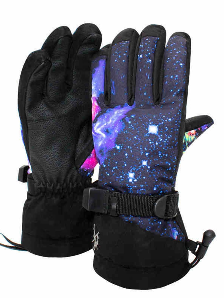 SEARIPE Men and Women Unisex Ski Gloves Waterproof Touchscreen Winter ...