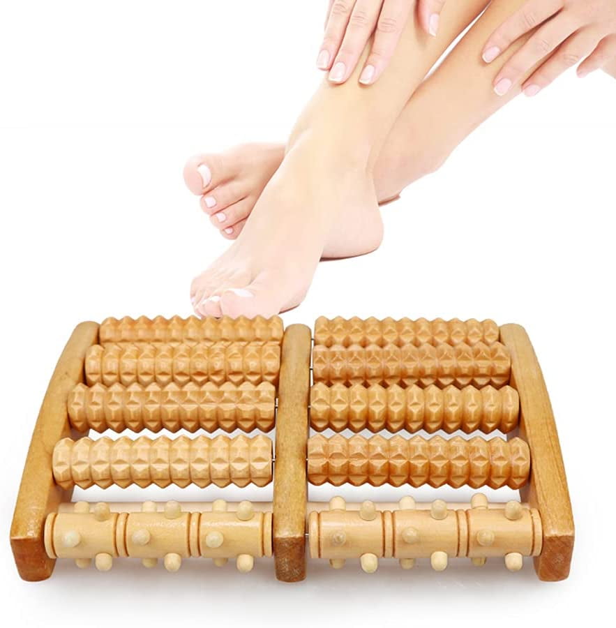 Roofei Dual Foot Massager Roller. Relieve Plantar Fasciitis, Stress ...