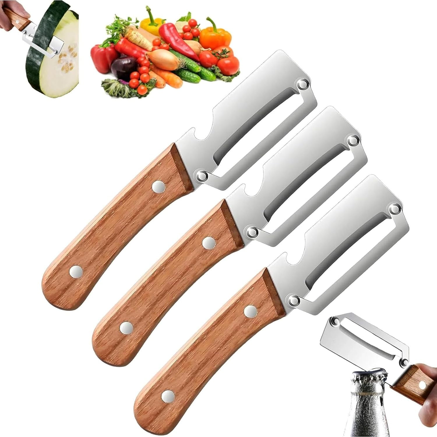 Click here for Songying Zero Snag Wooden Peeler  Kitchen Multi-Fu... prices
