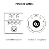 Core Innovations Wireless Bluetooth Karaoke Microphone with LED Lights ...