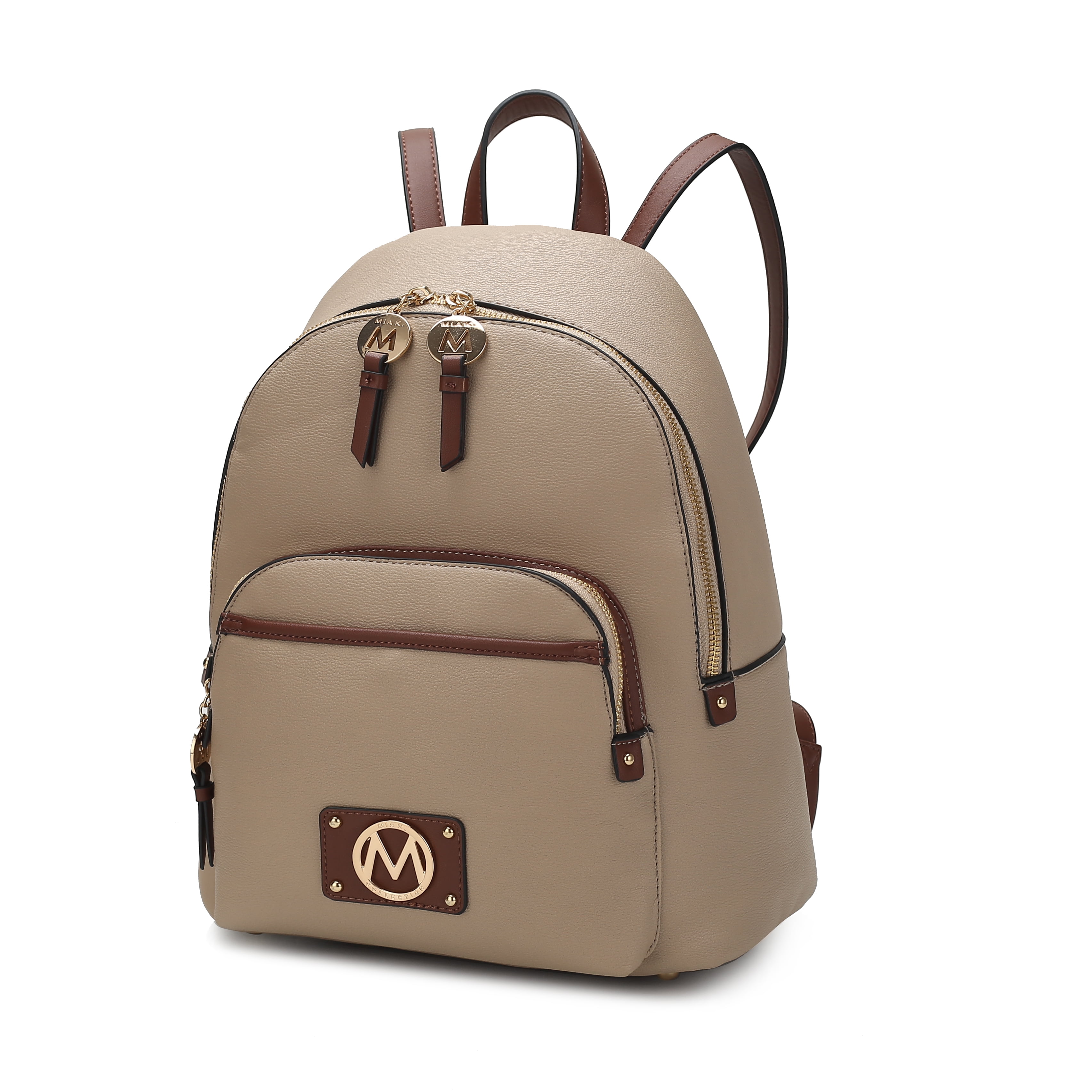 MKF Collection Alice Vegan Leather Women's Backpack by Mia k. Taupe ...
