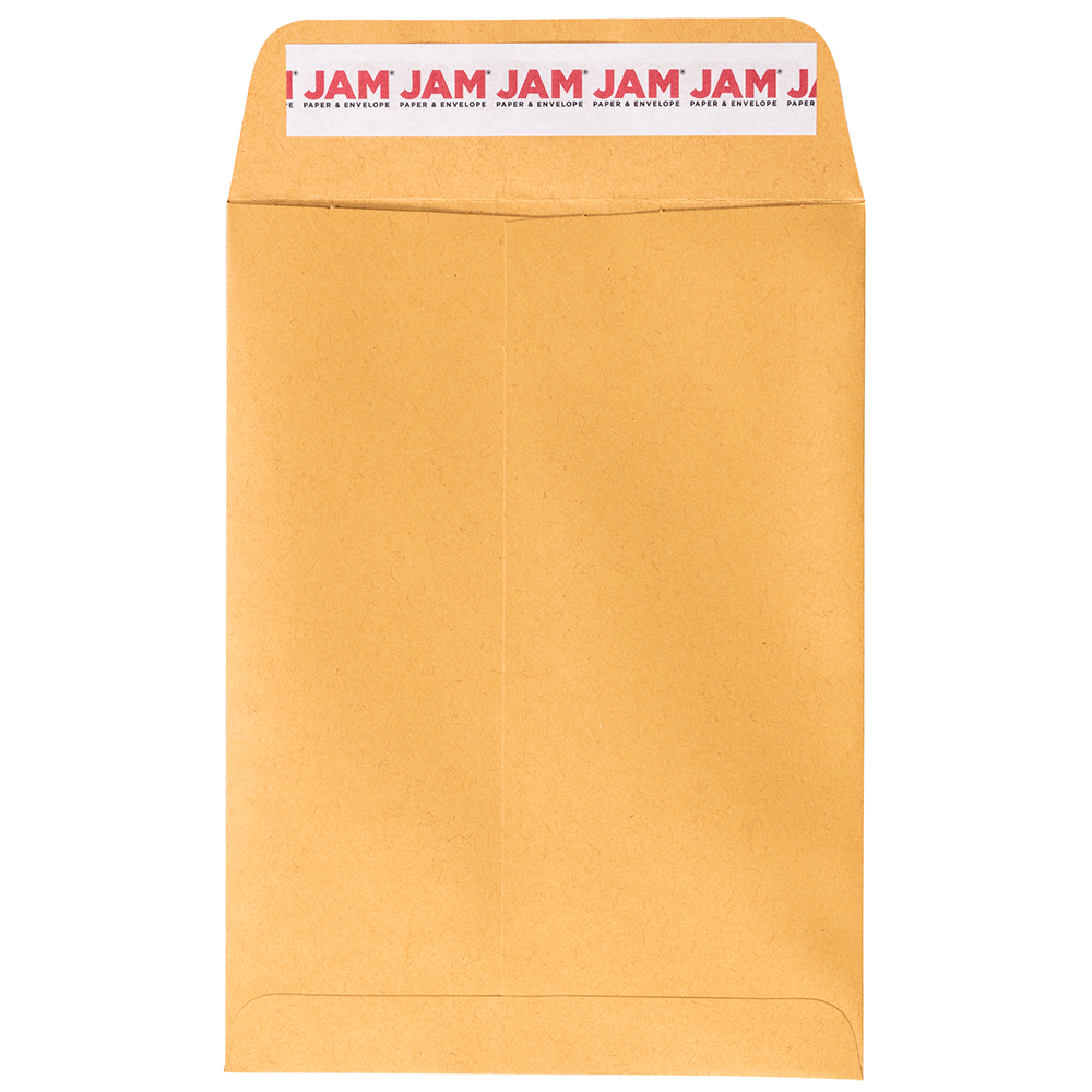 JAM Paper Envelope Open End Catalog Envelopes 5 1 2 X 7 1 2 Brown