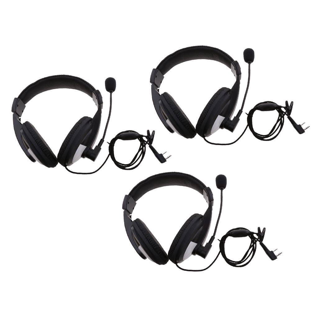 Auriculares aéreos de 2 polos con cancelación de ruido y micrófono para ...