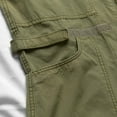 Green Khaki Front Zip Pilot Overalls: Durable Canvas Coveralls for Men ...
