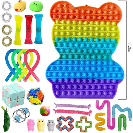 HALO Big Fidget HALO s Pack, Sensory Fidget Set Pop Bubble Stress ...