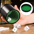 Fashion Dices Shaker Cup Table Game PU Leather Dices Cup Hand Pattern ...